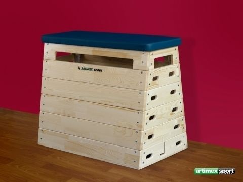 Gymnastic Vaulting Box with carriage base,code 219 - Artimex
