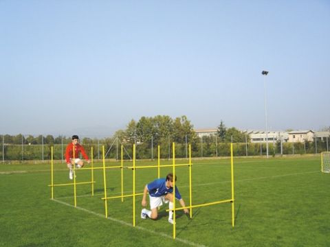 SET GARDURI ANTRENAMENT FOTBAL CU TARUS METALIC, COD 33525 - Artimex