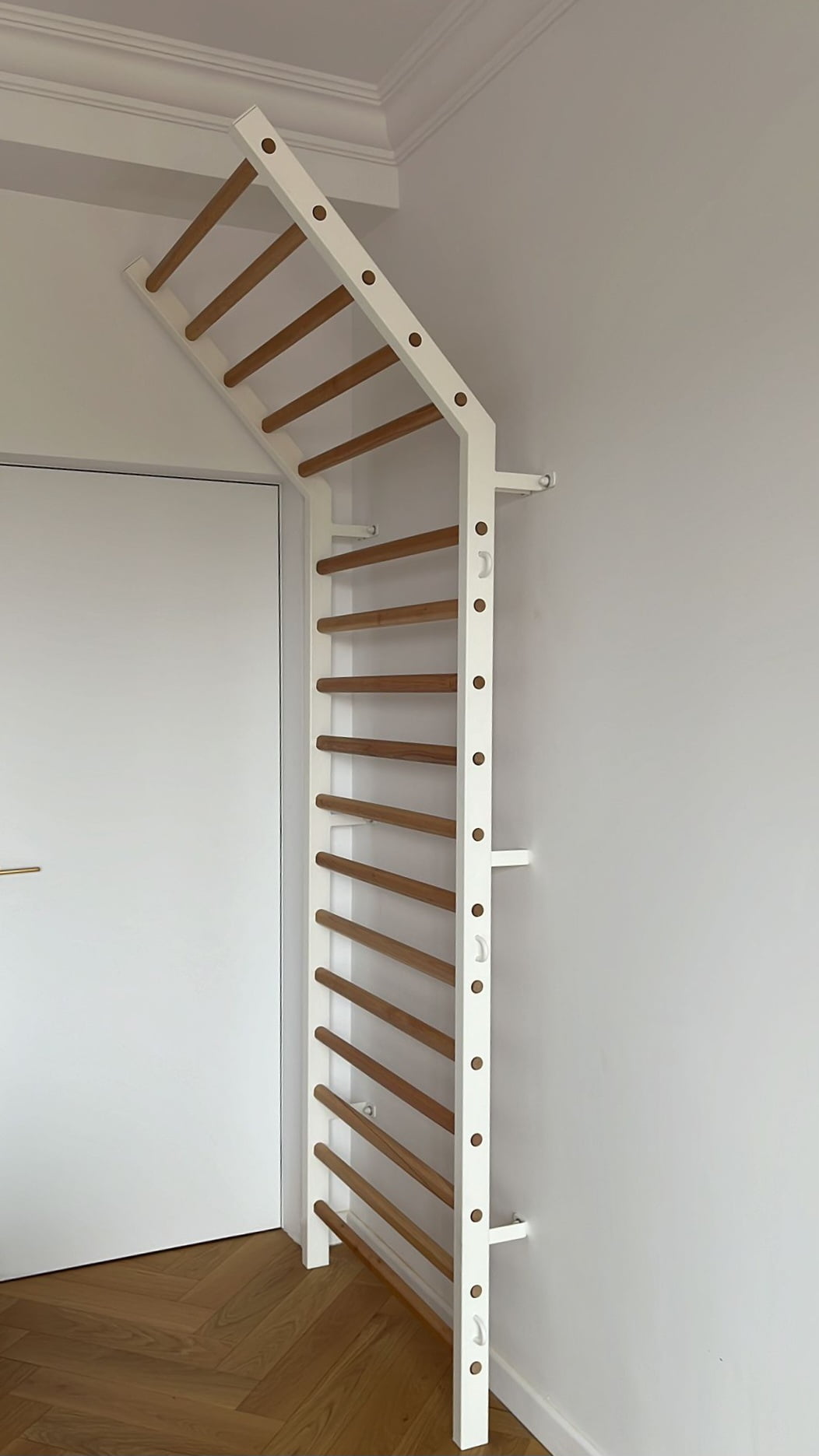 SPALIER CU LATERALE DIN METAL SI BARE DIN LEMN, 2.4X0.9 M, COD 277-45 ...